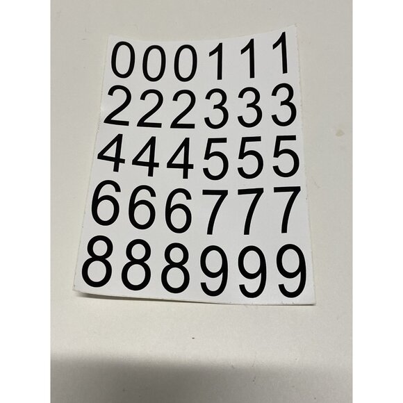 Unbranded | Office | Uv Resistant Vinyl Number Decals Stickers Mailbox ...